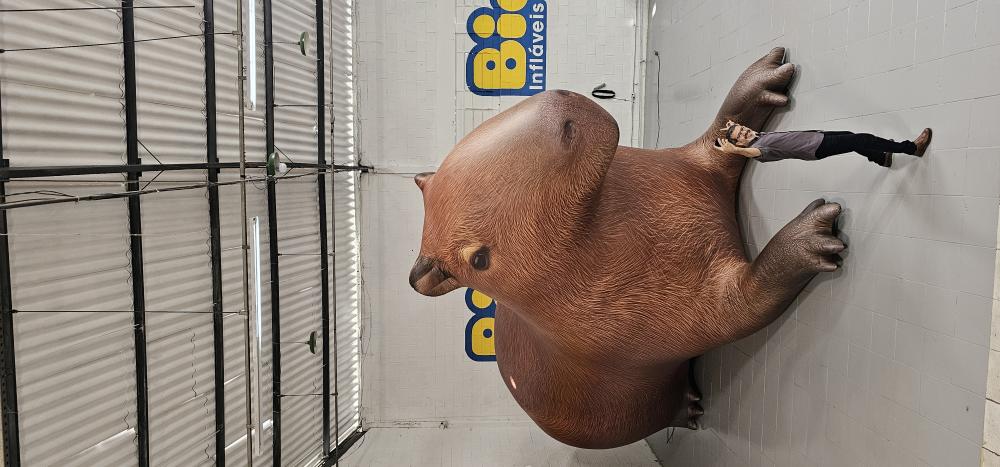 Capivara Inflável Gigante - Big Format Infláveis Promocionais